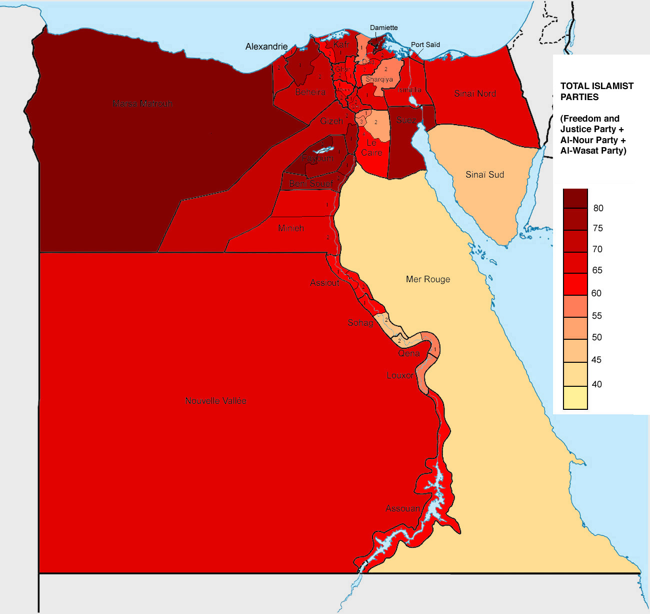Egypt. Legislative Election 2011 - Electoral Geography 2.0