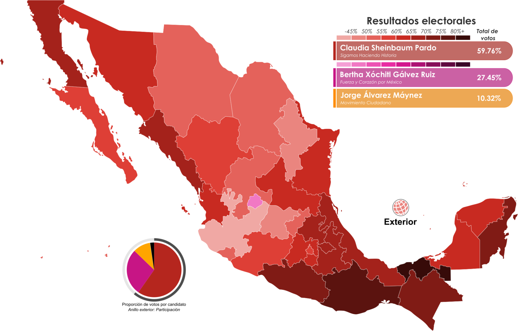 Mexico. Presidential Election 2024 - Electoral Geography 2.0