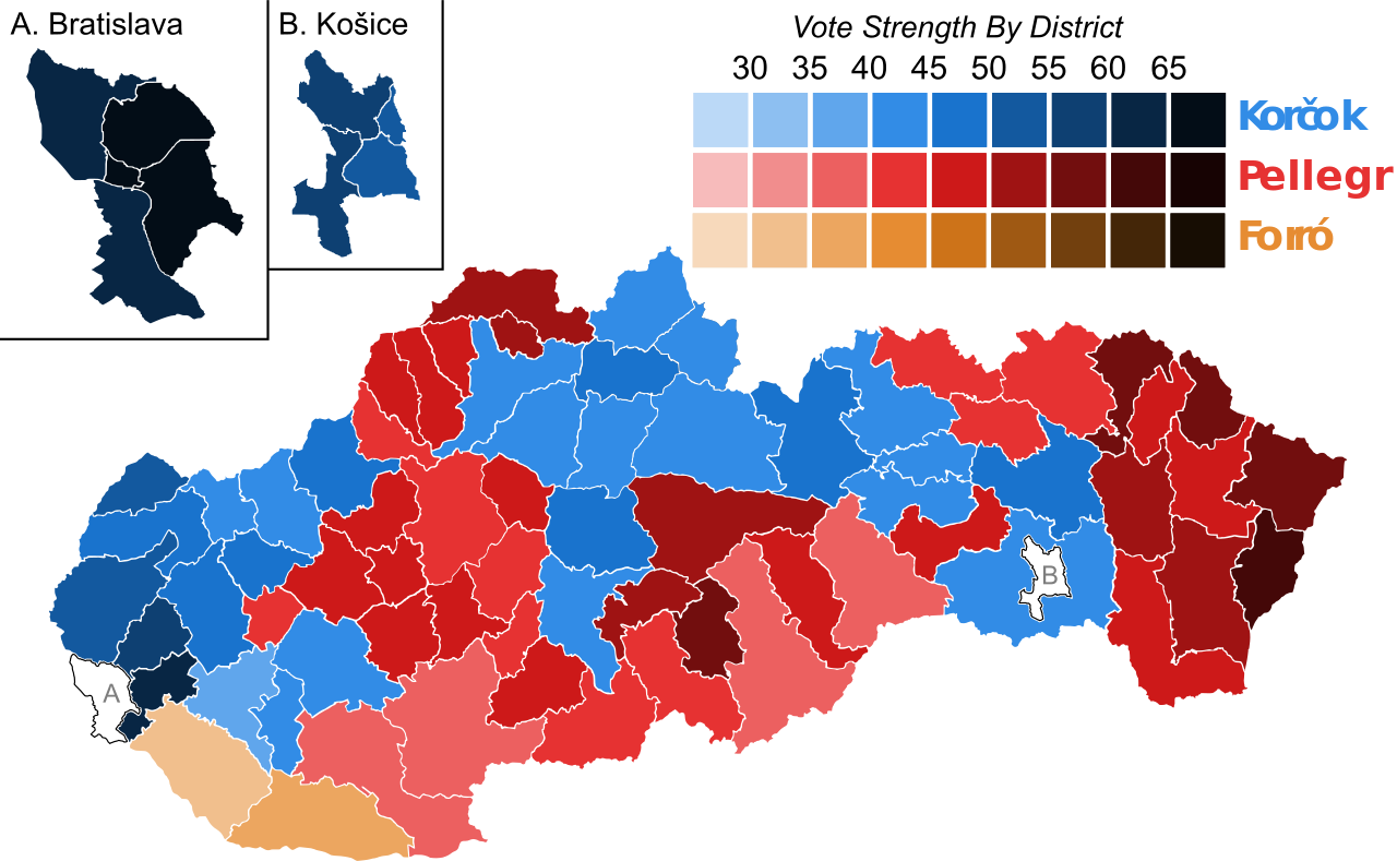 Slovakia. Presidential Election 2024 - Electoral Geography 2.0